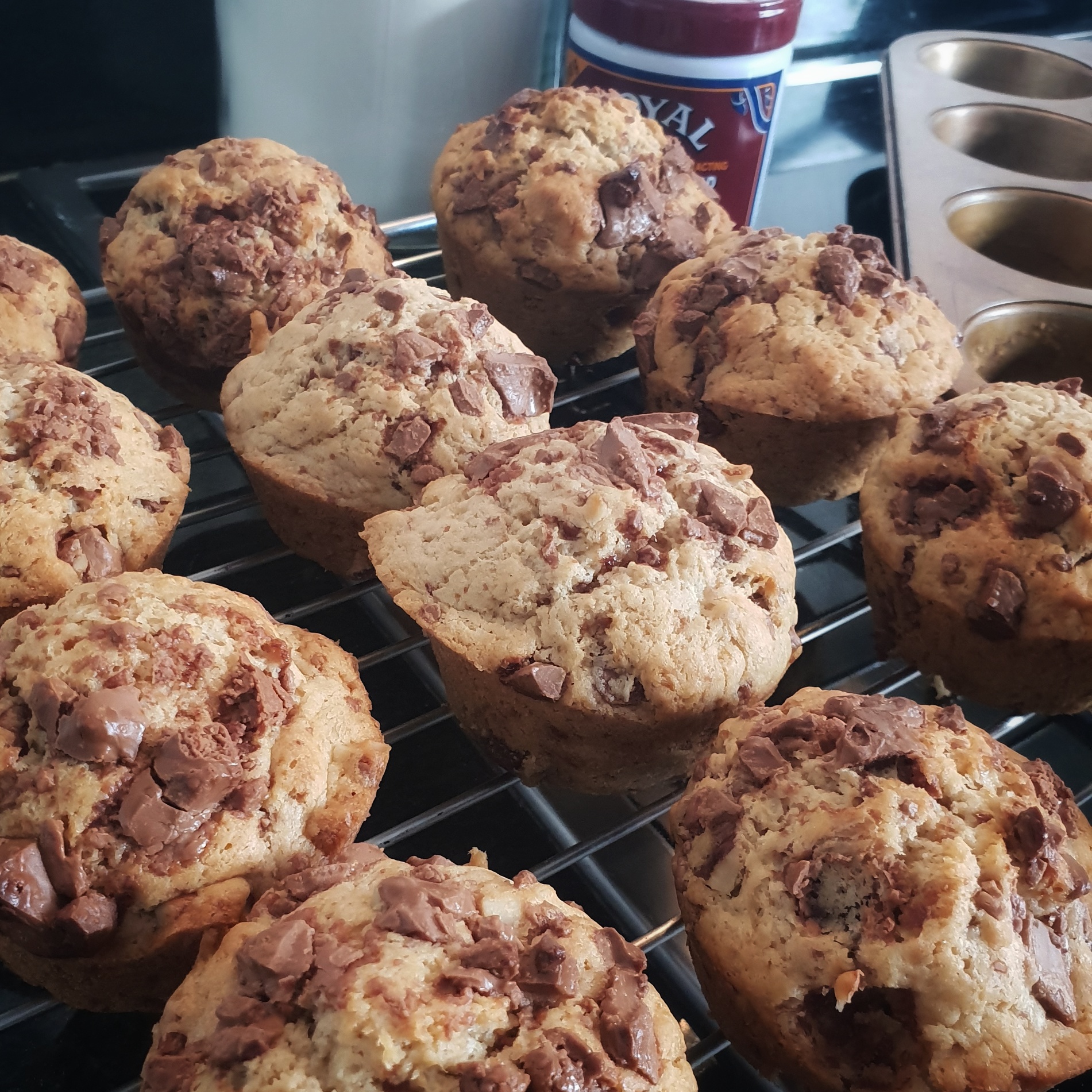 Giant Chocolate Chunk Muffins – In These Stilettos